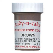 Brown Edible color powder - BakingWarehouse